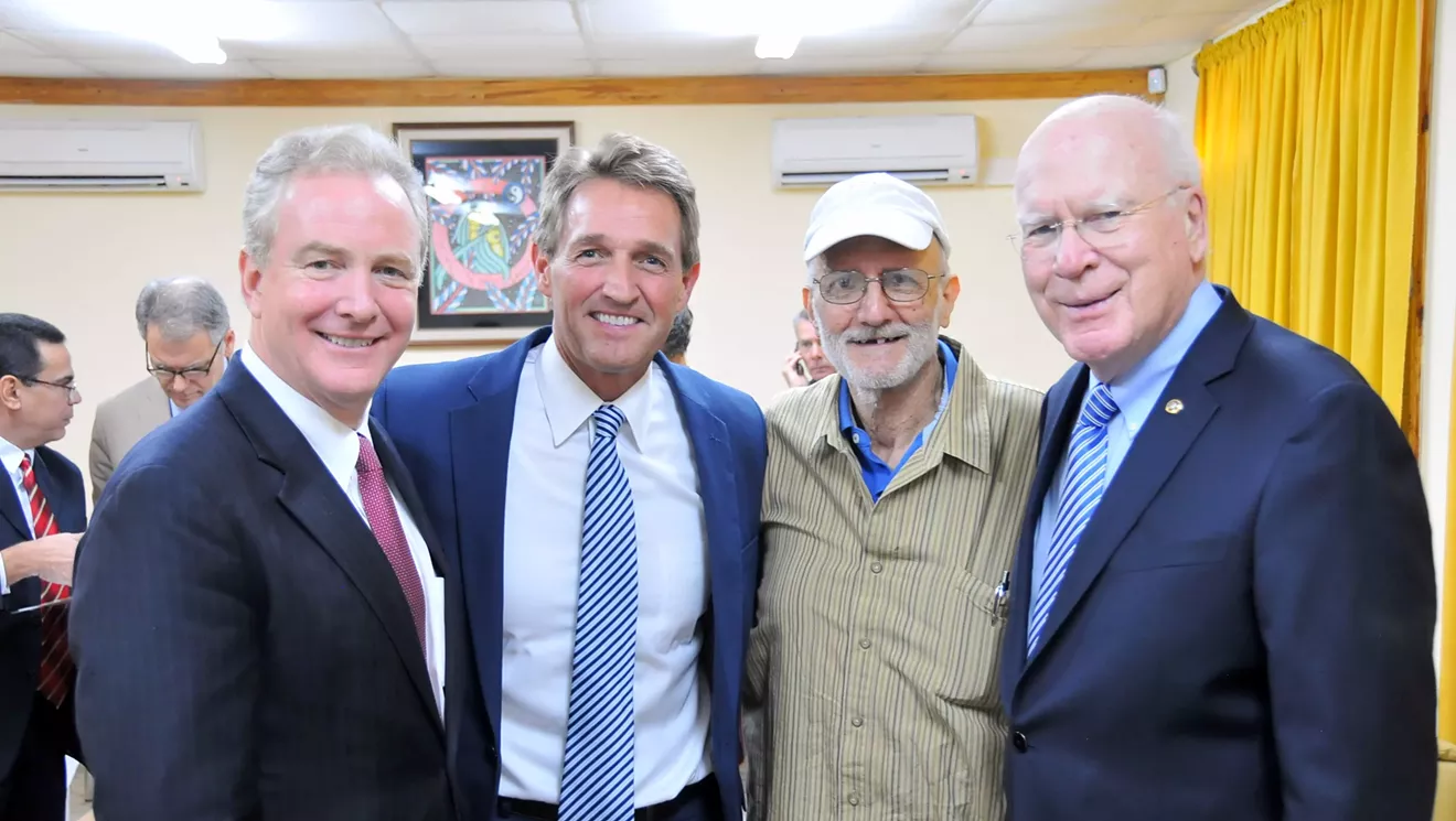 Leahy Accompanies Freed Prisoner Alan Gross From Cuba to U.S. | Off Message